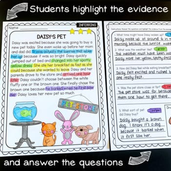 Making Inferences - Reading Comprehension Passages - My Teaching Pal