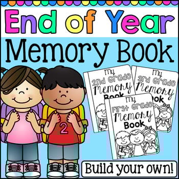 Memory Book for the End of Year - First, Second and Third Grade - My ...
