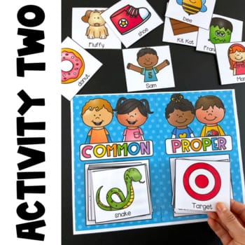 Noun Centers - Parts of Speech - My Teaching Pal