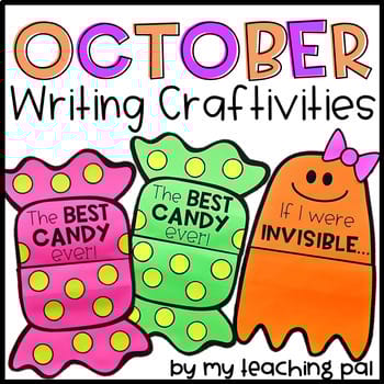 October Writing Craftivities - Candy and Ghost - My Teaching Pal