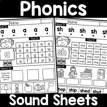 Phonics Worksheets - Consonants, Vowels, Digraphs, Diphthongs and more ...