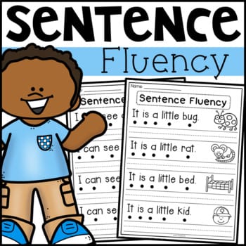 Sentence Fluency Worksheets - Kindergarten Reading - My Teaching Pal