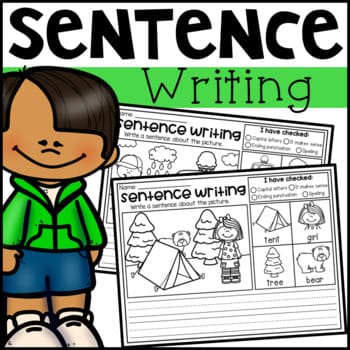 Sentence Writing Worksheets - My Teaching Pal