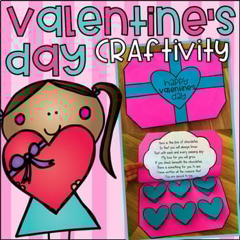 Valentine's Day Craftivity - Box of Chocolates - My Teaching Pal