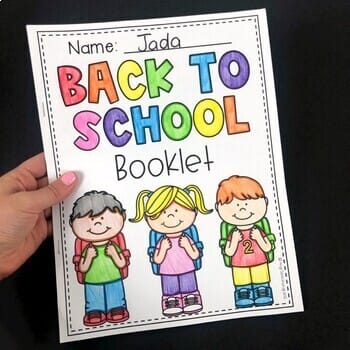 First Grade Back to School Booklet - My Teaching Pal