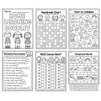 First Grade Home Learning Pack - My Teaching Pal