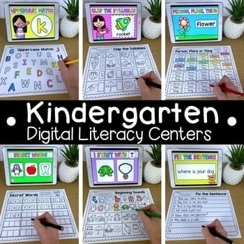 Kindergarten Digital Literacy Centers - My Teaching Pal