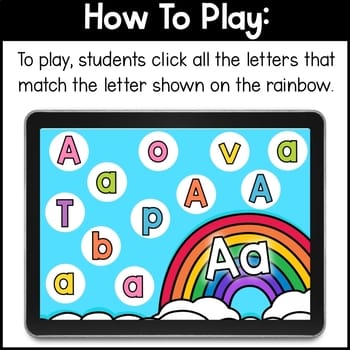 Letter Identification - Digital Task Cards - Boom Cards - My Teaching Pal