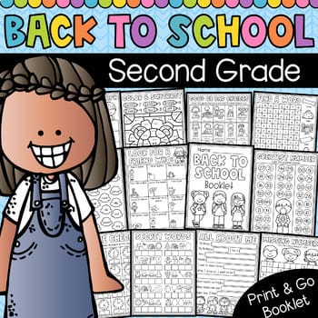 Second Grade Back to School Booklet - My Teaching Pal
