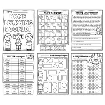 Second Grade Home Learning Pack - My Teaching Pal