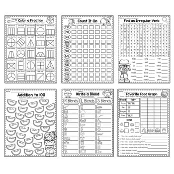 Second Grade Home Learning Pack - My Teaching Pal