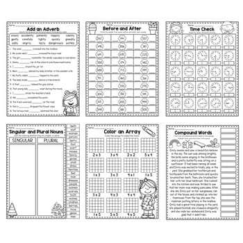 Second Grade Home Learning Pack - My Teaching Pal