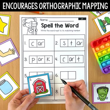 Spell the Word - Phonics Spelling Center - (Science of Reading Aligned ...