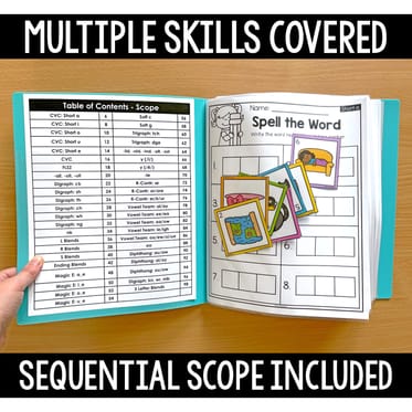 Spell the Word - Phonics Spelling Center - (Science of Reading Aligned ...