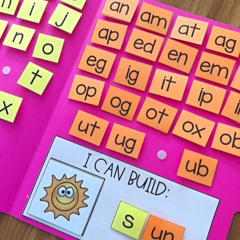 CVC Word Building Activity - My Teaching Pal