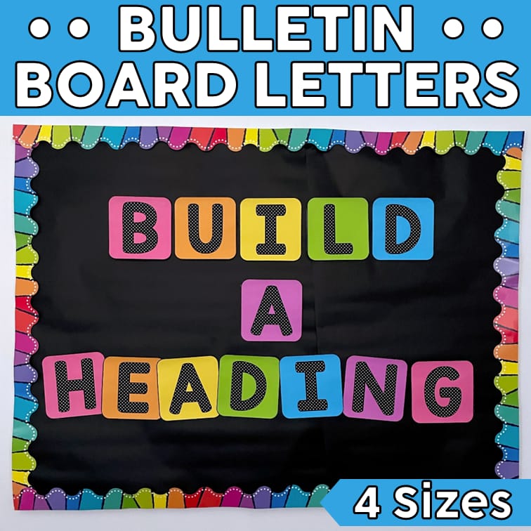 Bulletin Board Letters - Build Your Own Heading! - My Teaching Pal