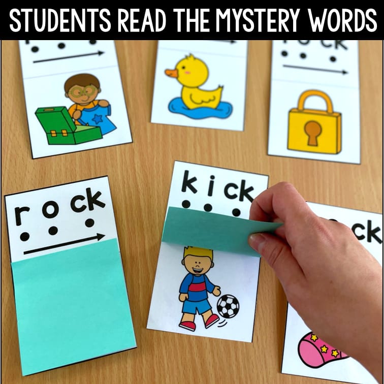 Mystery Words Phonics Center - Decodable Words - (Science of Reading ...