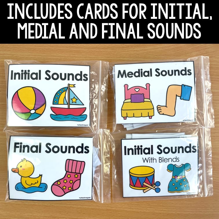 Phonemic Awareness Center - Same Sound - Initial, Medial and Final ...