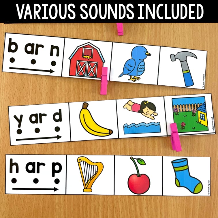 Read and Clip Phonics Center - Decodable Words - (Science of Reading ...