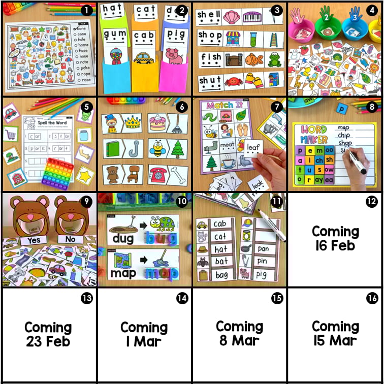 THE ULTIMATE PHONICS GROWING BUNDLE - Phonics Centers (Science of ...