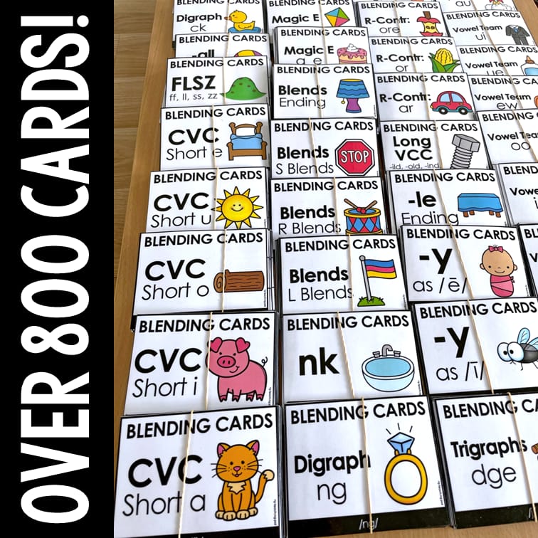 Blending & Segmenting Phoneme Cards - Reading Decodable Words - (SoR ...
