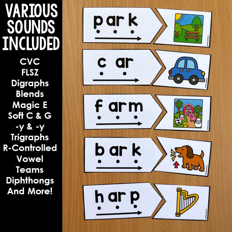 Phonics Word Puzzles - Decodable Words - (Science of Reading Aligned ...
