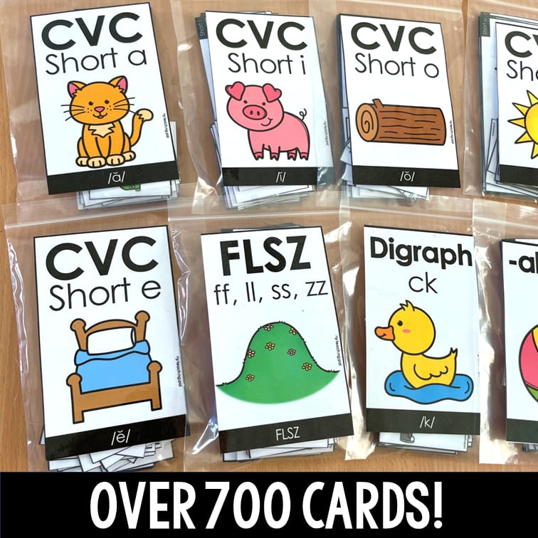 Sentence Match Cards - Phonics Decodable Sentences (Science of Reading ...