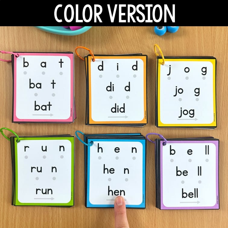 Blending Cards - Phonics Blending Flip Cards - My Teaching Pal