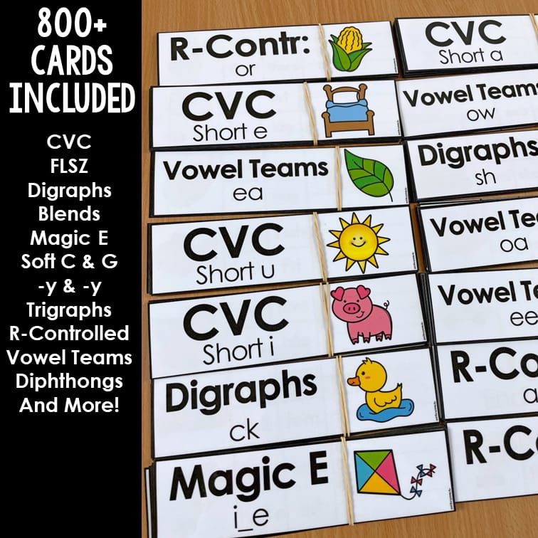 Lookalike Words Center - Decodable Words Phonics Center - My Teaching Pal