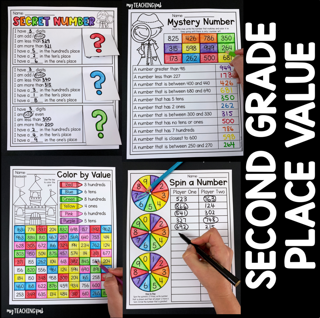 Second Grade Numbers and Place Value - My Teaching Pal