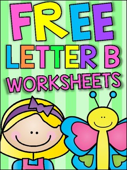 FREE Letter B Alphabet Worksheets - My Teaching Pal