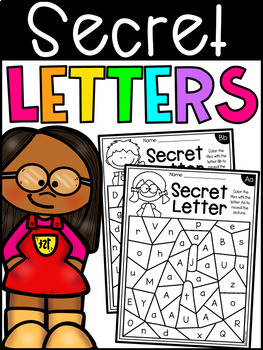 Alphabet Worksheets - Secret Letters - My Teaching Pal