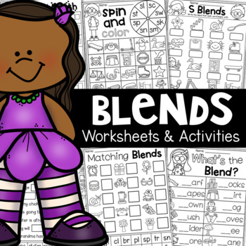 Blends Worksheets - S Blends, L Blends, R Blends - My Teaching Pal