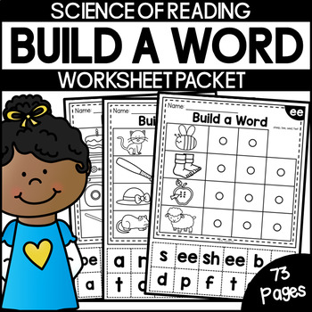 Build a Word Worksheets - Orthographic Mapping (Science of Reading ...