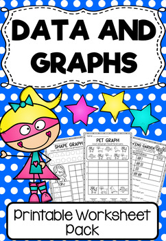 Data and Graphs Worksheet Pack - First Grade - My Teaching Pal