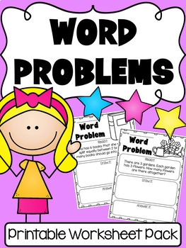Division and Multiplication Word Problem Worksheets - My Teaching Pal