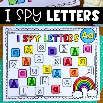 I Spy Letters - Alphabet and Letter Identification - My Teaching Pal