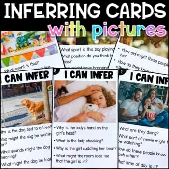 Inferring Task Cards with Pictures - Making Inferences - My Teaching Pal