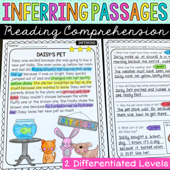 Making Inferences - Reading Comprehension Passages - My Teaching Pal