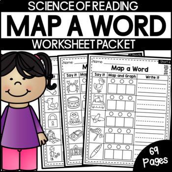 Map a Word Worksheets - Orthographic Mapping (Science of Reading) - My ...