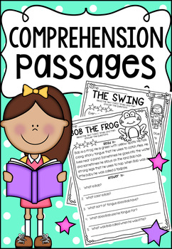 Reading Comprehension Passages - First Second Grade - My Teaching Pal