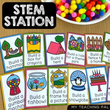 STEM STATION Challenge Cards - Build It Cards - My Teaching Pal