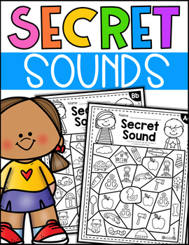 Secret Sounds - Beginning Sound and Alphabet Worksheets - My Teaching Pal