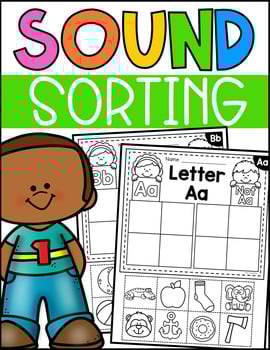 Sorting Sounds - Beginning Sound and Alphabet Worksheets - My Teaching Pal