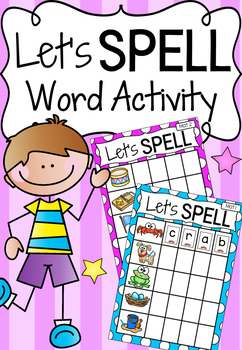 Spelling Literacy Center Activity - Let's Spell CVCC and CCVC words ...