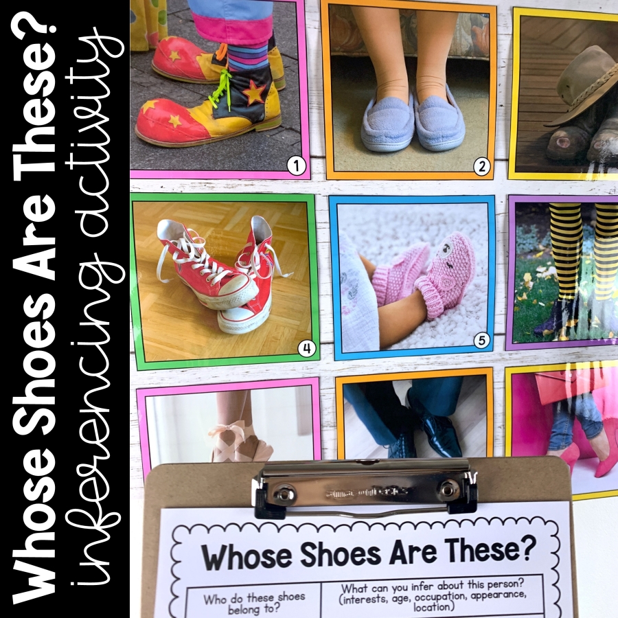Whose Shoes are These? - Inferencing Activity - Paper & Digital Google ...
