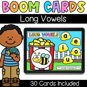 Long Vowels - Digital Task Cards - Boom Cards - My Teaching Pal