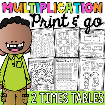 Multiplication Worksheets and Activities - 2 Times Tables - My Teaching Pal