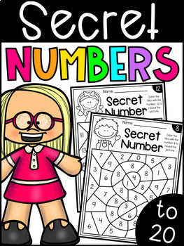 Numbers to 20 Worksheets - Secret Numbers - My Teaching Pal