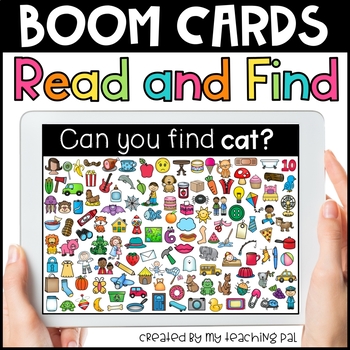 Read and Find CVC Words - Digital Task Cards - Boom Cards - My Teaching Pal